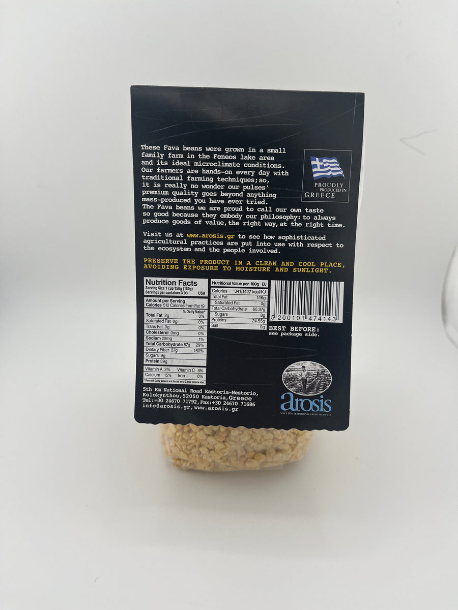Arosis Greek Yellow Split FAVA 14oz – Nick's International Foods