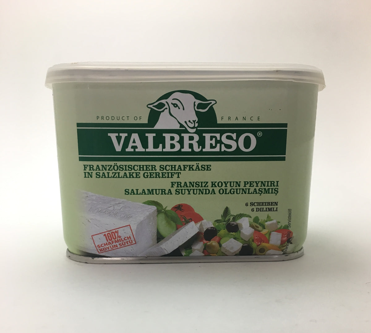 Valbreso French Feta Cheese in Brine 600g Tin – Nick's International Foods