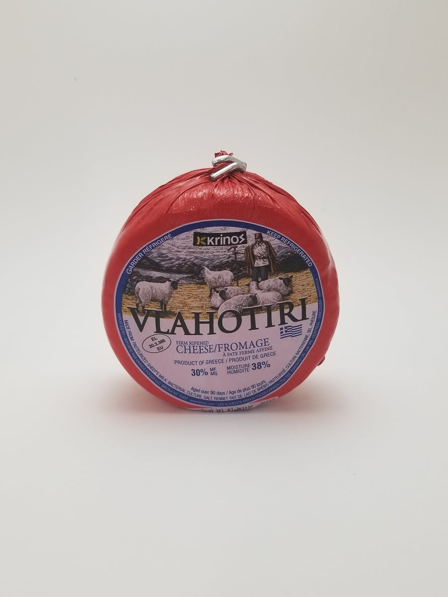 Krinos Vlahotiri Cheese Wheel Approx. 1lb – Nick's International Foods
